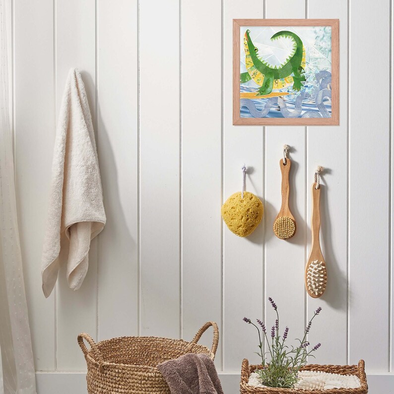 Alligator Nursery Art | Alligator Wall Art | Florida Everglades Art ...