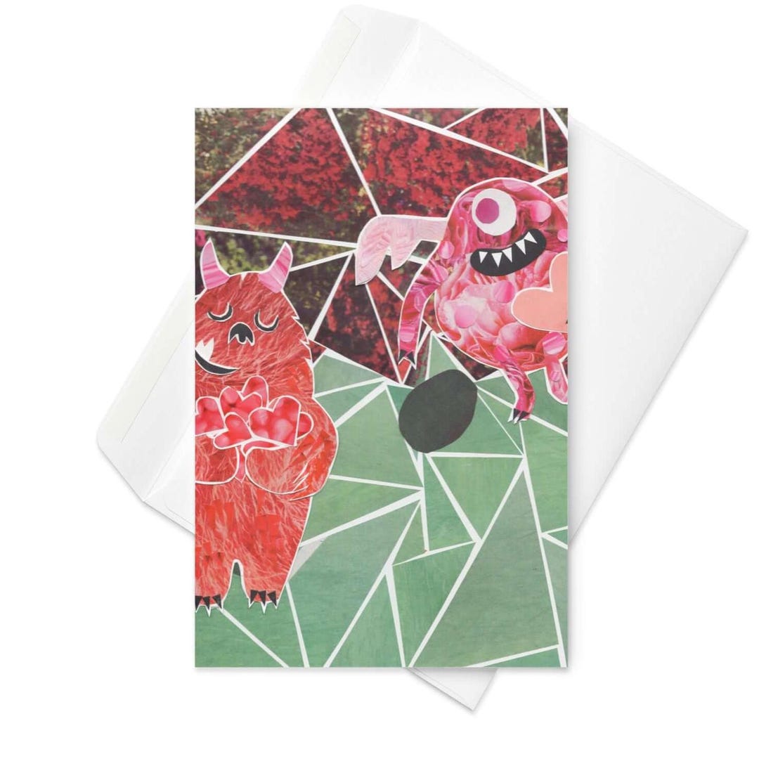 Cute Monster Valentine Cards for Your Love Monsters Cuddle Monster ...