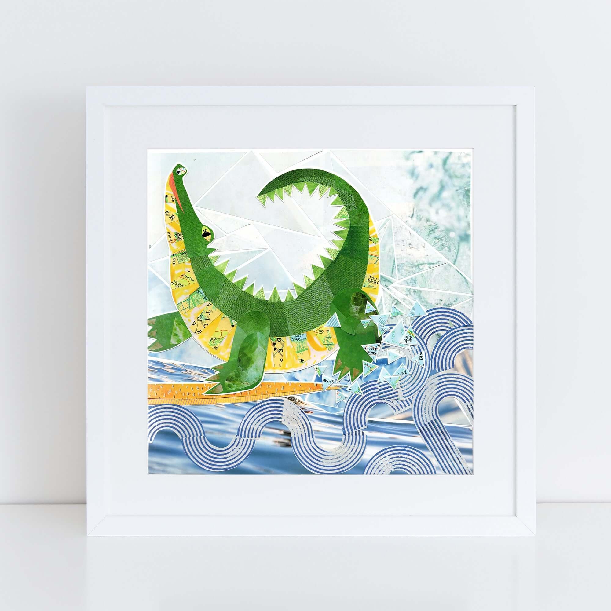 Alligator Nursery Art | Alligator Wall Art | Florida Everglades Art ...