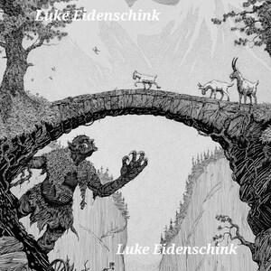 Three Billy Goats Gruff Pen and Ink Fantasy Fairytale Print - Etsy
