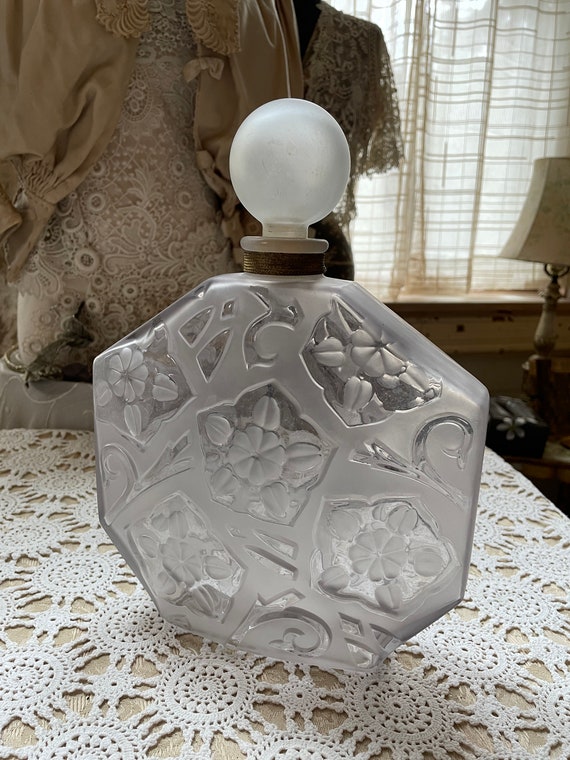 French Vintage Brosseau Perfume Bottle XL size Display - Gem