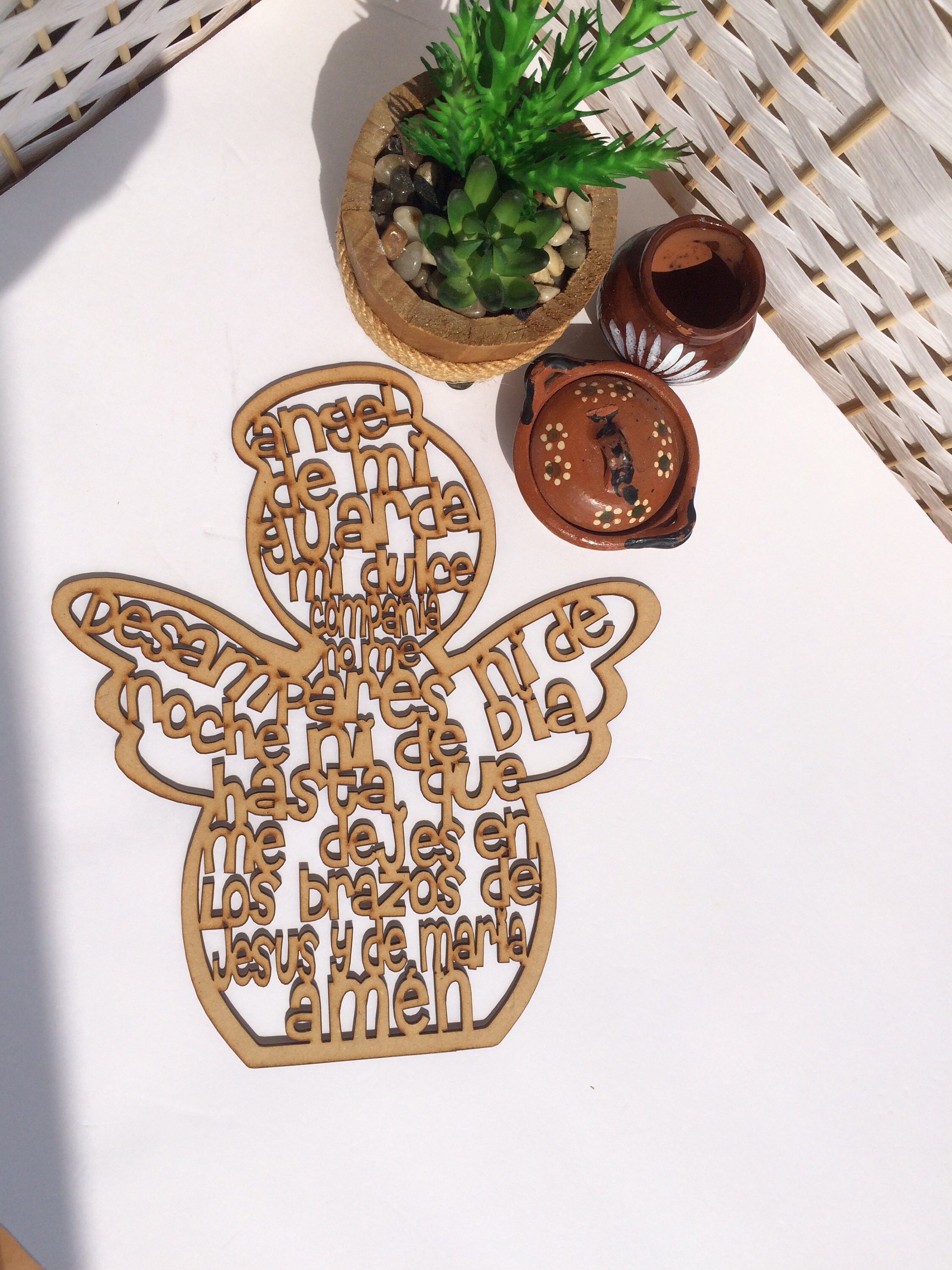 Guardian Angel Prayer Laser Cut (includes Stand) - Etsy