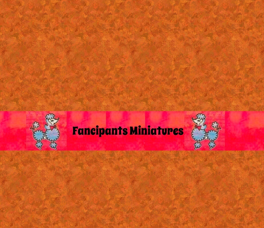 Grunge Halloween Miniature Wallpaper Art Paper Dollhouse - Etsy