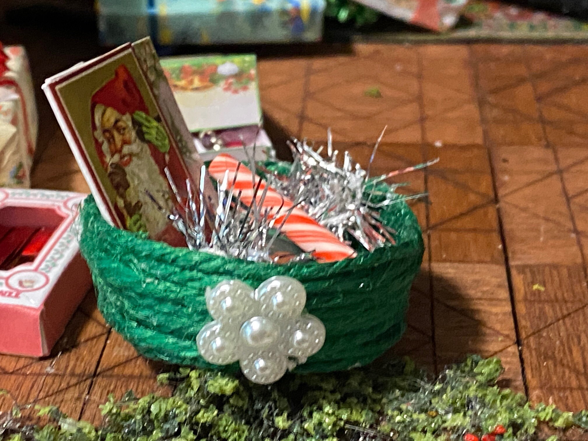 Miniature Christmas Basket Full of Magic - Etsy