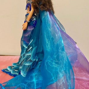 Cobalt Blue Belly Dancer Doll, 1/6 Barbie Size - Etsy