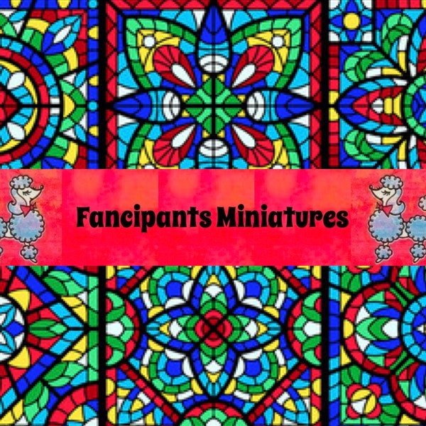 Miniature Stained Glass Window - Etsy