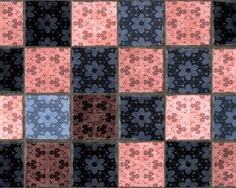 Gothic Castle Floor Tile Art Paper Miniature Printable | Etsy