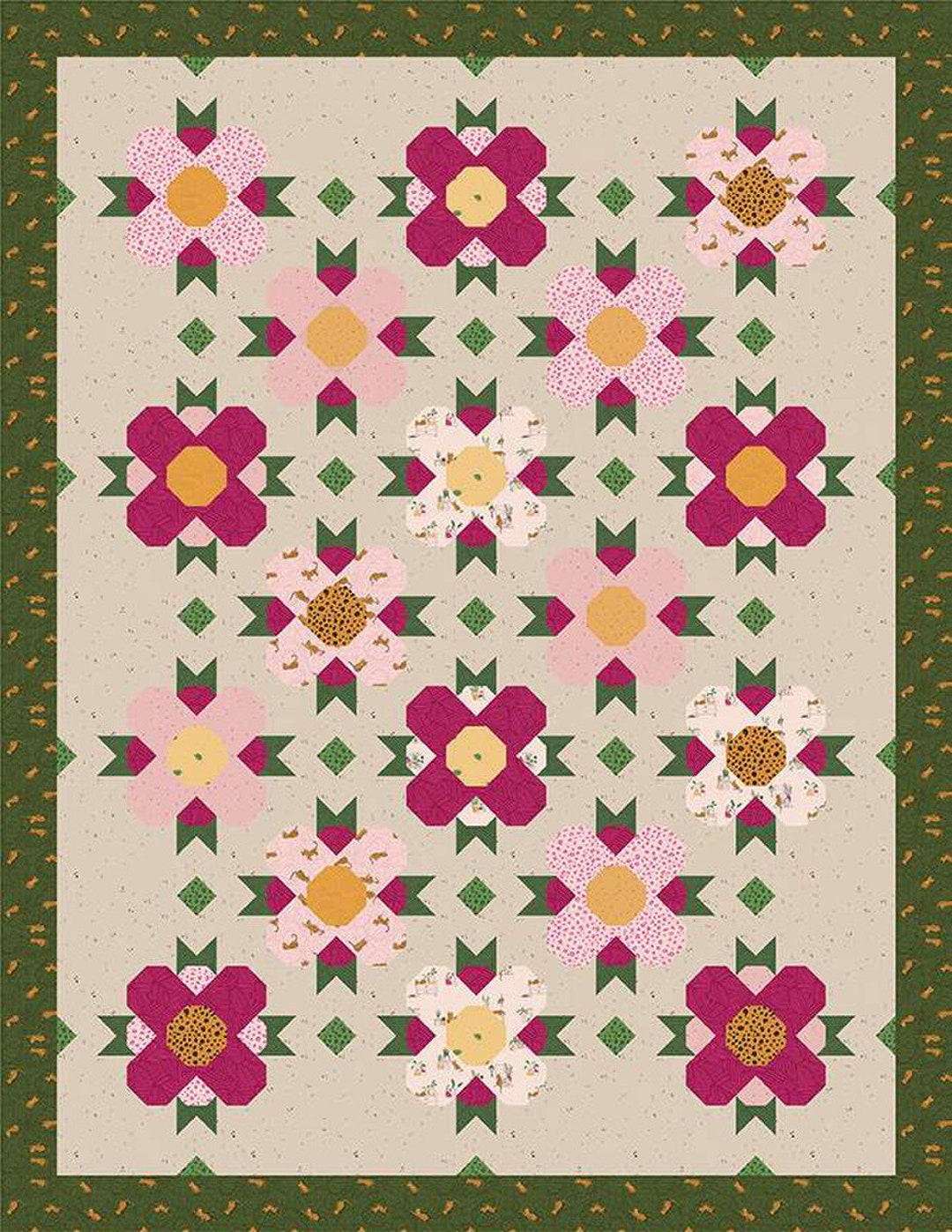 Succulent Quilt Pattern by Amanda Niederhauser for Riley Blake Designs ...