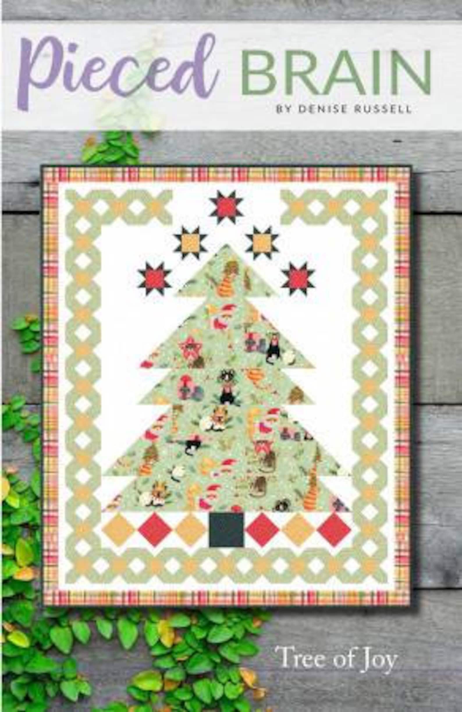 Tree of Joy Quilt Pattern by Pieced Brain Quilt Designs | Etsy