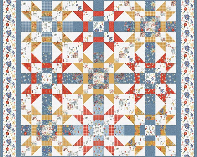 Jackie's Star Quilt Pattern by Snowball Quilt Company - Etsy