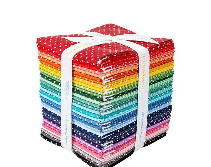 Swiss Dot 33 Piece Fat Quarter Bundle by RBD Designers for Riley Blake ...