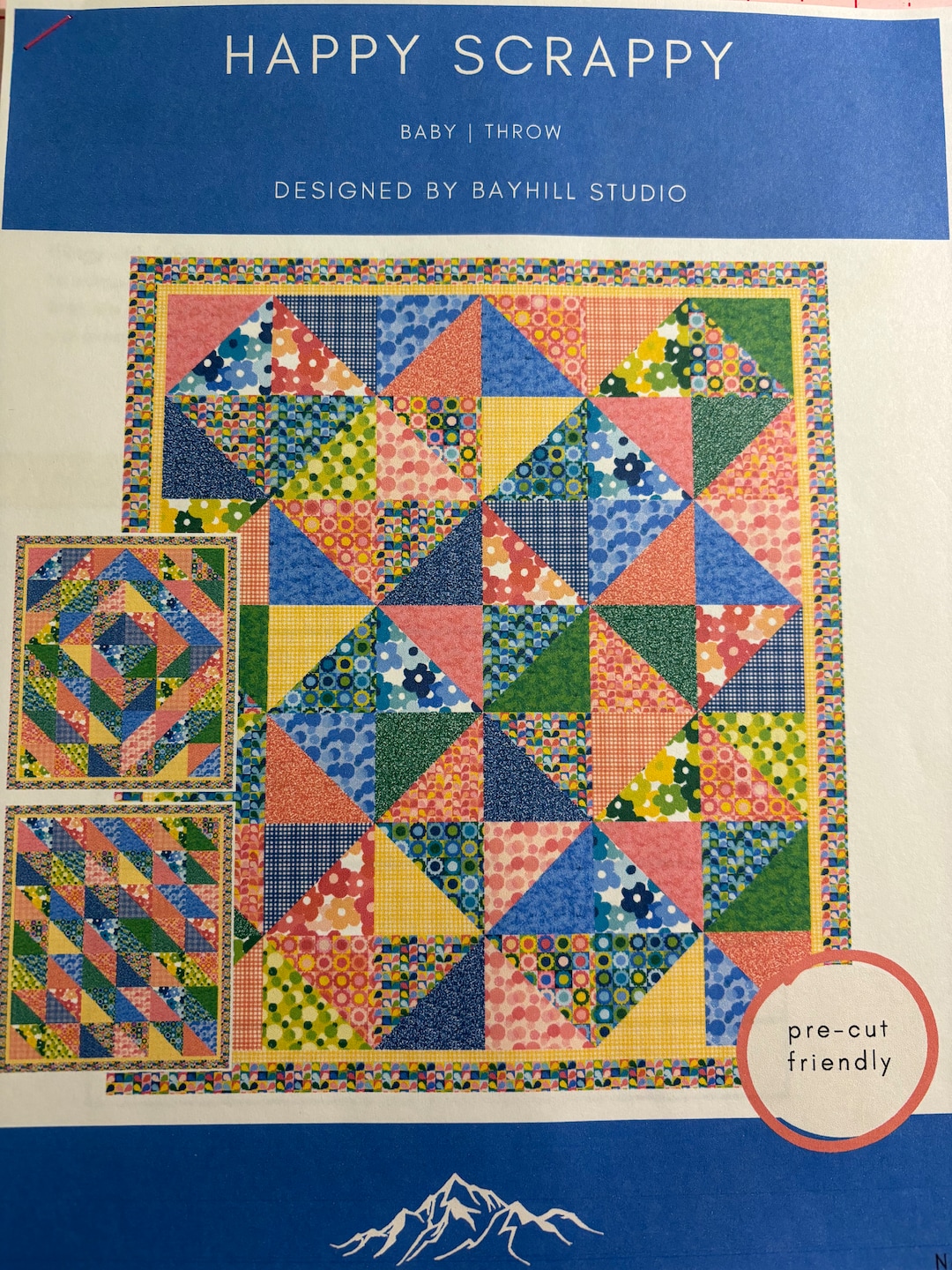 Happy Scrappy Quilt Kit Featuring Copacetic by Julia Frazier for Riley ...