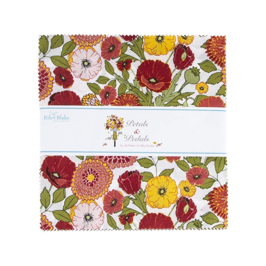 Petals and Pedals 10 Stacker by Jill Finley of Jillily Studio for Riley ...