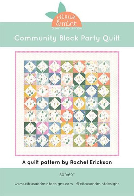 Community Block Party Quilt Pattern by Rachel Erickson of | Etsy