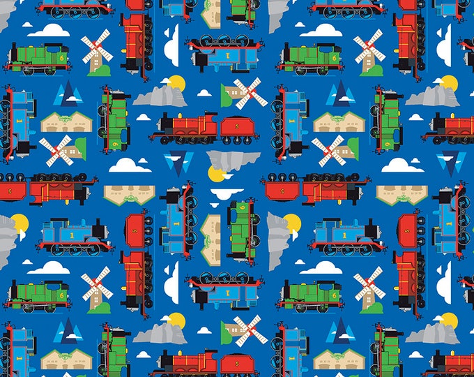 All Aboard Thomas the Train in Blue - Etsy