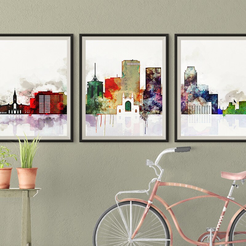 Tulsa Skyline - Etsy
