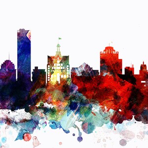 Milwaukee Watercolor Printable Milwaukee Printable Art - Etsy