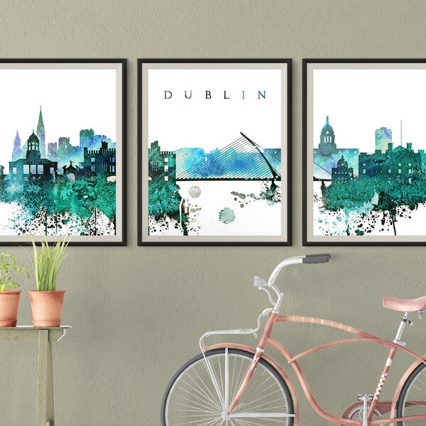 Dublin Skyline - Etsy