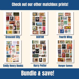 Harry Potter Diagon Alley Matchbox Matchbook Art Print Poster Book ...