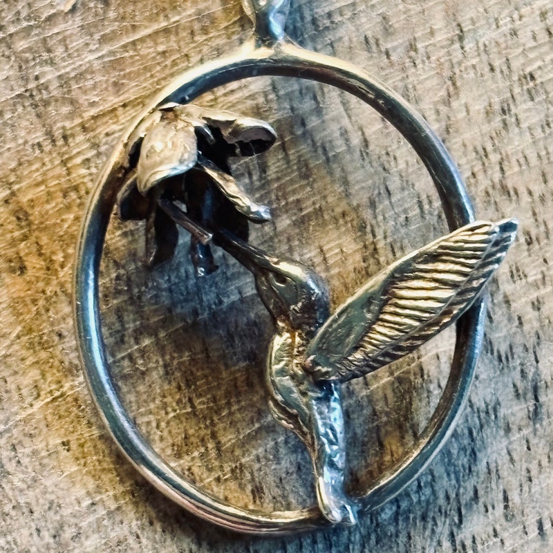 Hummingbird Charm - Etsy