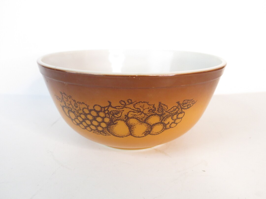 Pyrex Mixing Bowl Old Orchard Pattern 403 2.5 Qt - Etsy