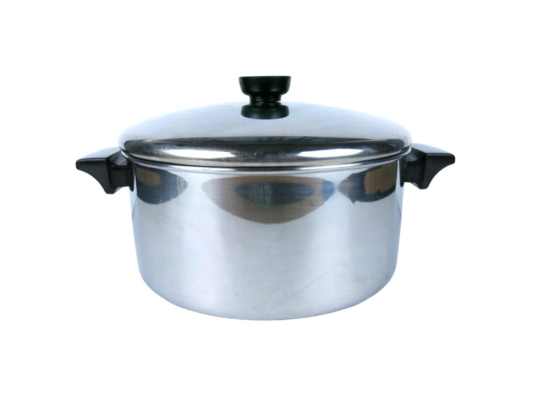Revere Ware 4.5 Qt Stock Pot Post 1968, Tri-ply Bottom - Etsy