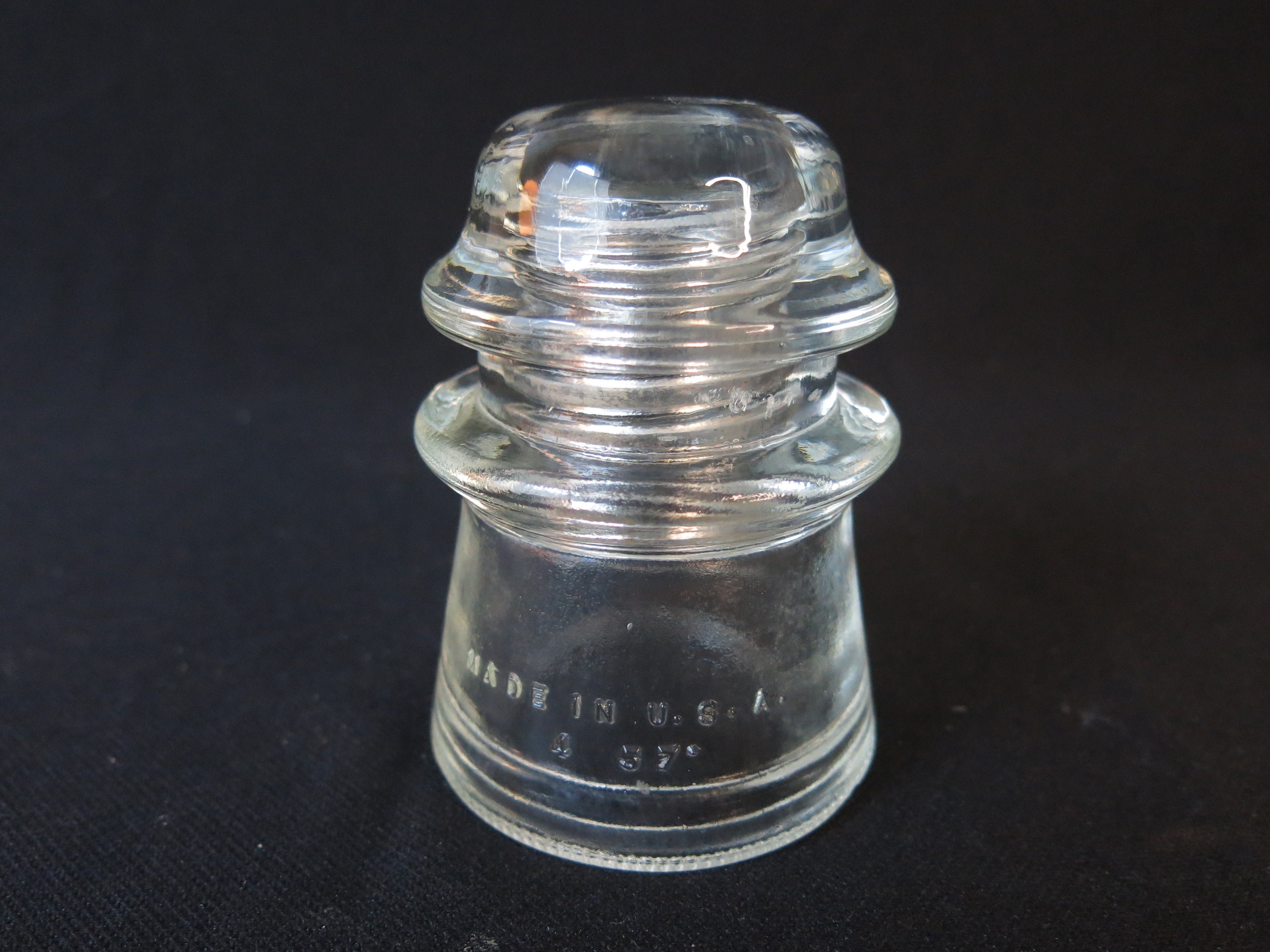 Hemingray 17 Glass Insulator Clear - Etsy
