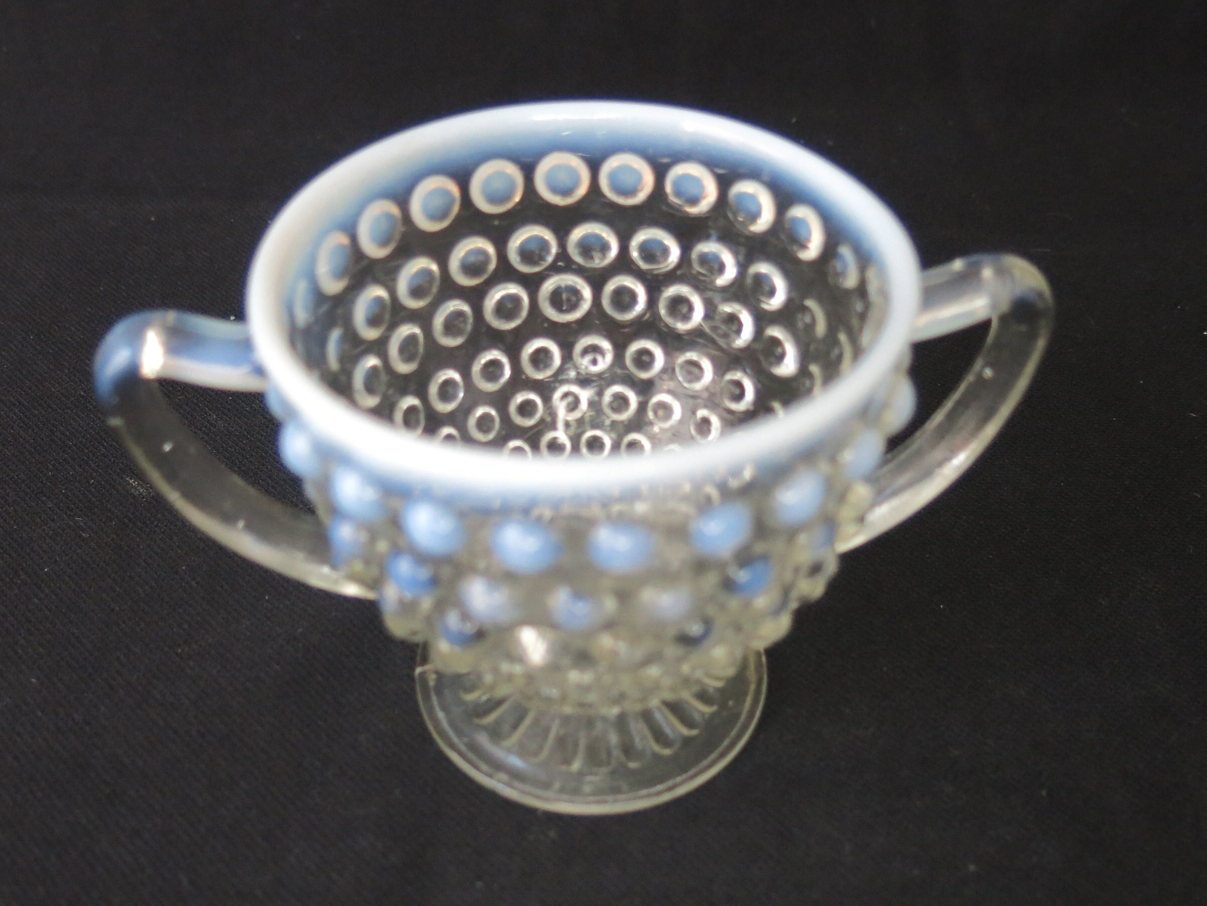 Anchor Hocking Moonstone Hobnail Vase - Etsy