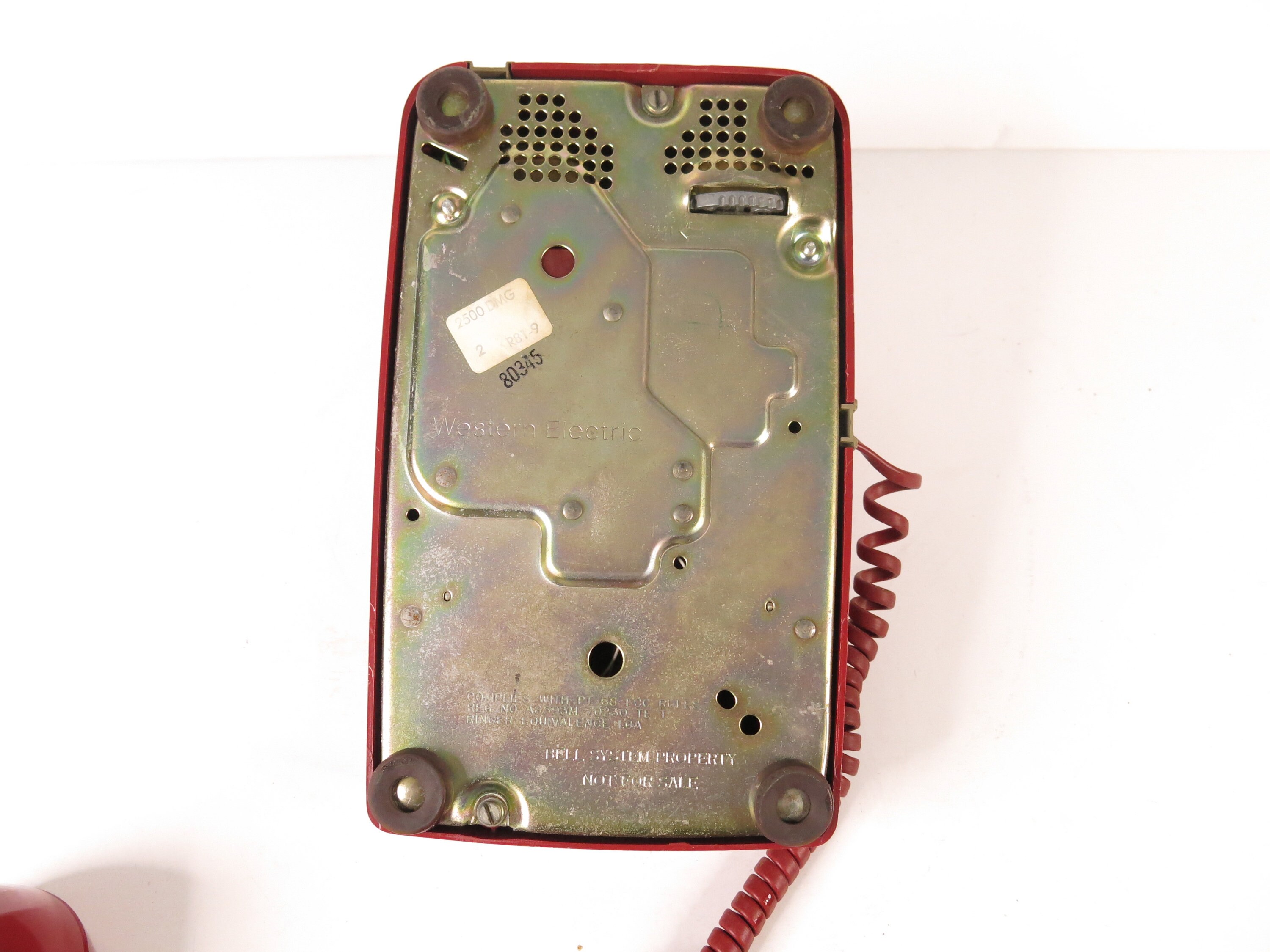 Western Electric ATT Push Button Phone Red - Etsy