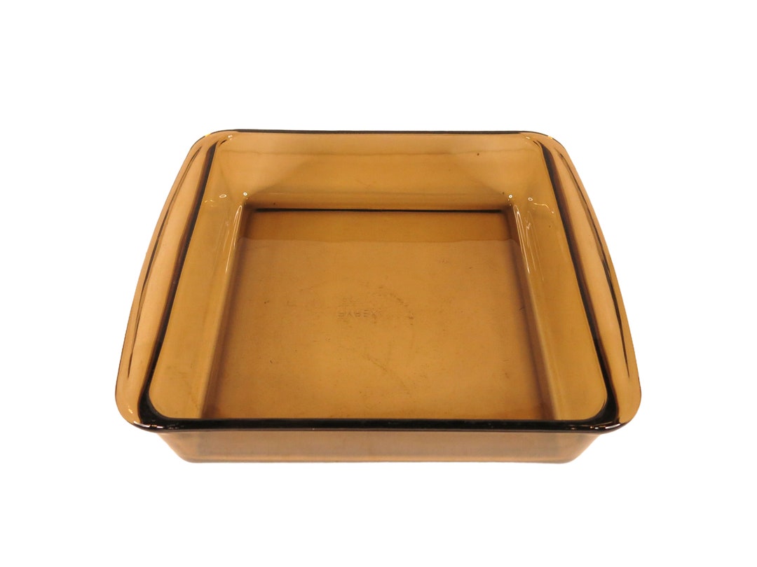 Pyrex 8 X 8 Casserole Dish - Amber 222 - Etsy