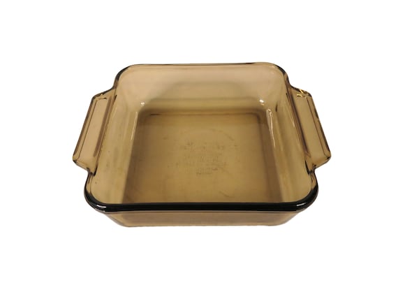 Anchor Hocking 8x8 Casserole Baking Dish Amber Etsy
