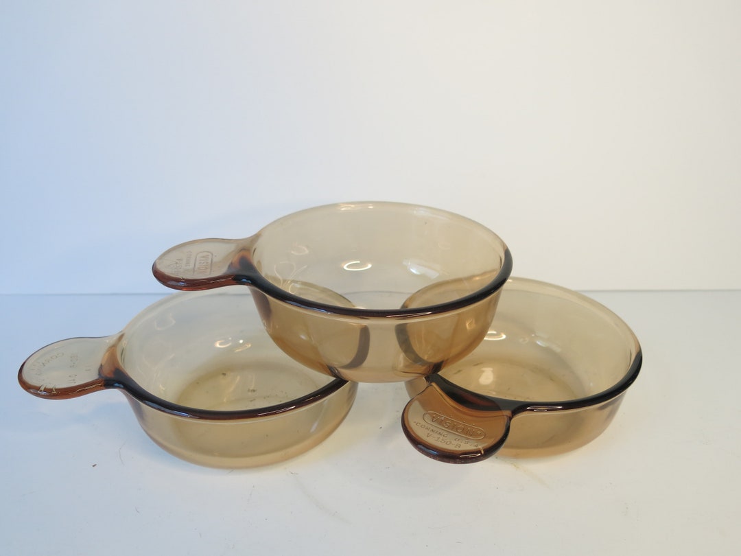 3 Corning Vision V-150-B Grab It and Go Bowls - Etsy