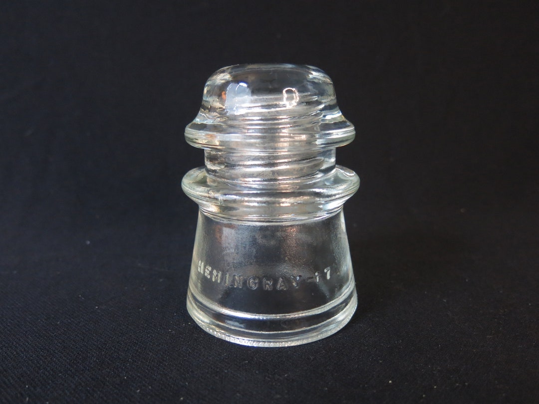 Hemingray #17 Glass Insulator Clear - Etsy