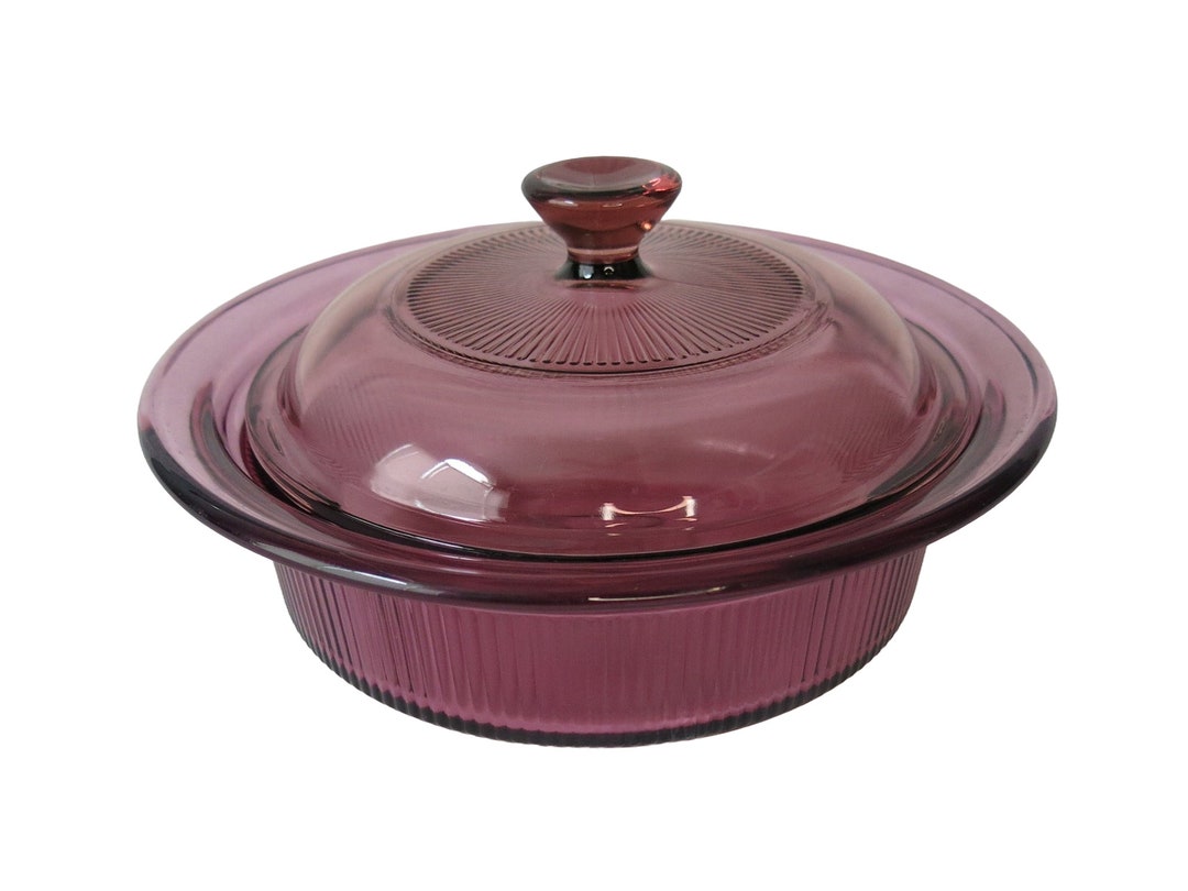 Corning Vision V-30-b 24 Oz Casserole Cranberry - Etsy