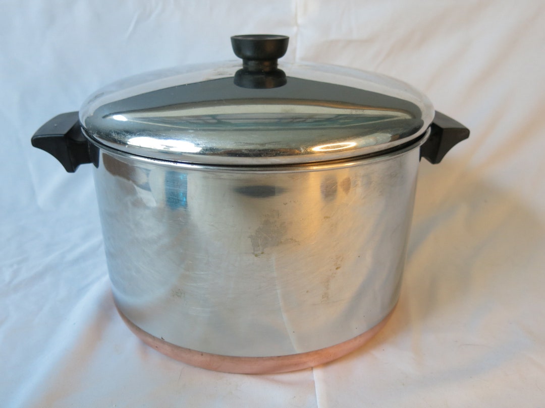 Revere Ware 8 Qt Stock Pot, Copper Clad - Etsy