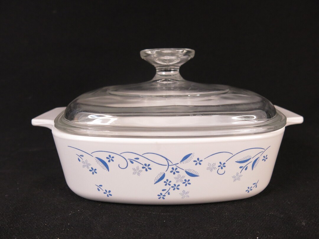 Corning Ware Casserole Dish A-1-B, 1 Qt Provincial Blue With Lid - Etsy