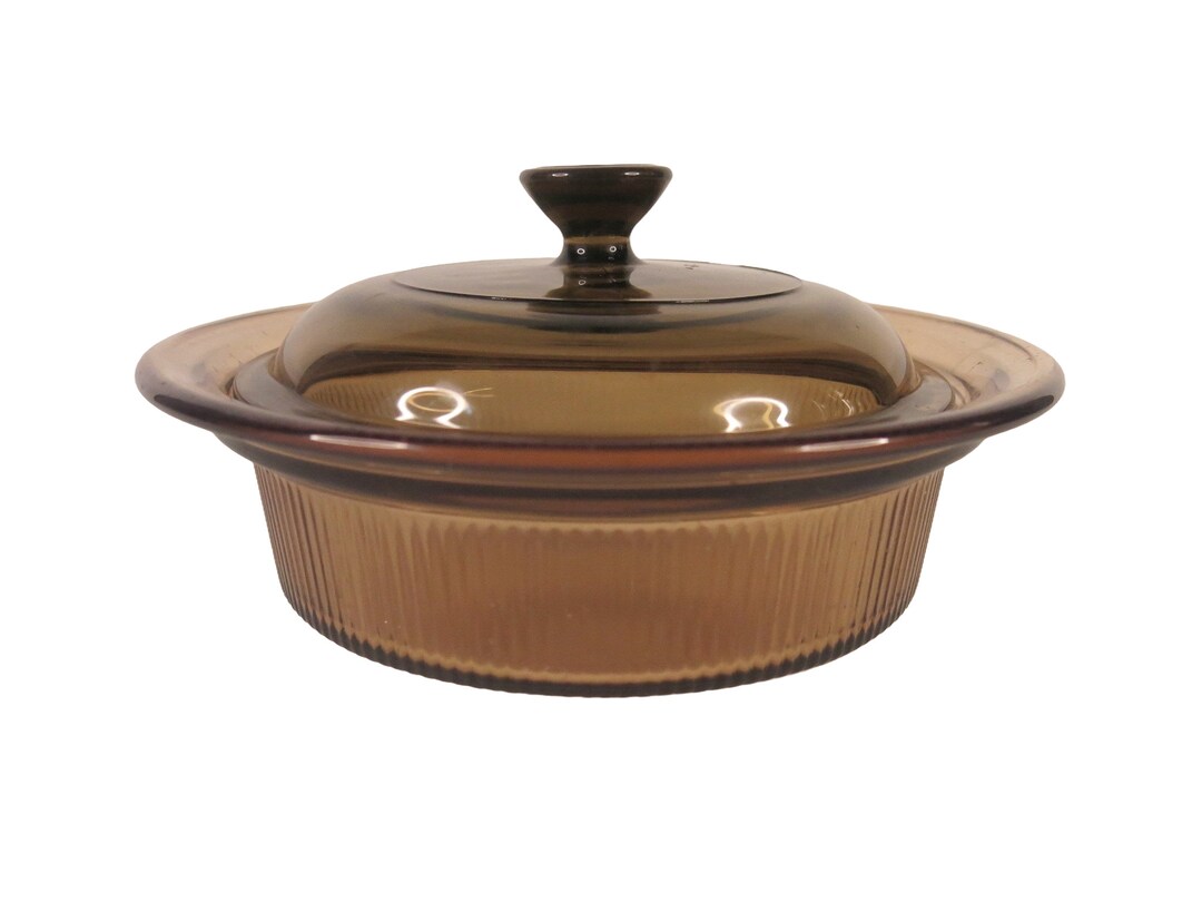 Corning Vision V-30-B 24 Oz Casserole Dish With Lid - Etsy