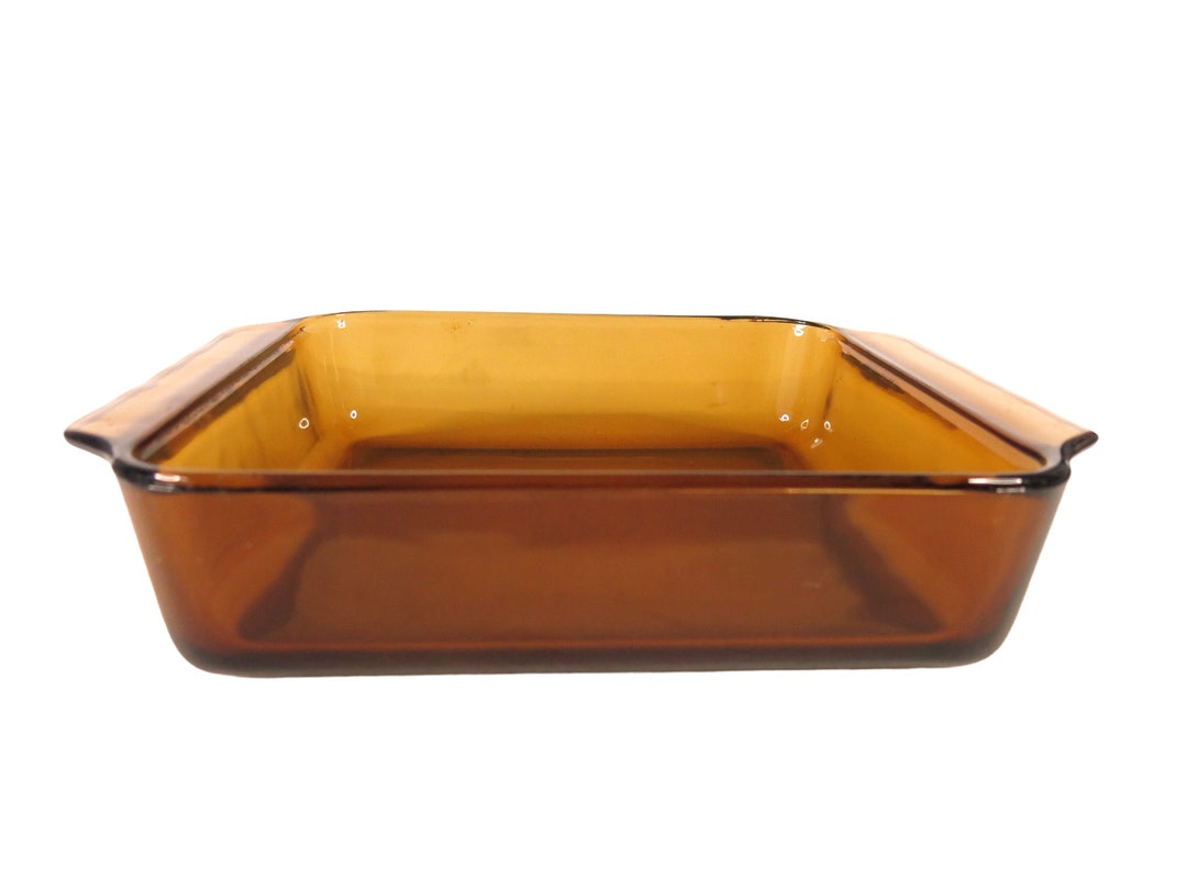 Anchor Hocking 8x8 Casserole Baking Dish Amber - Etsy