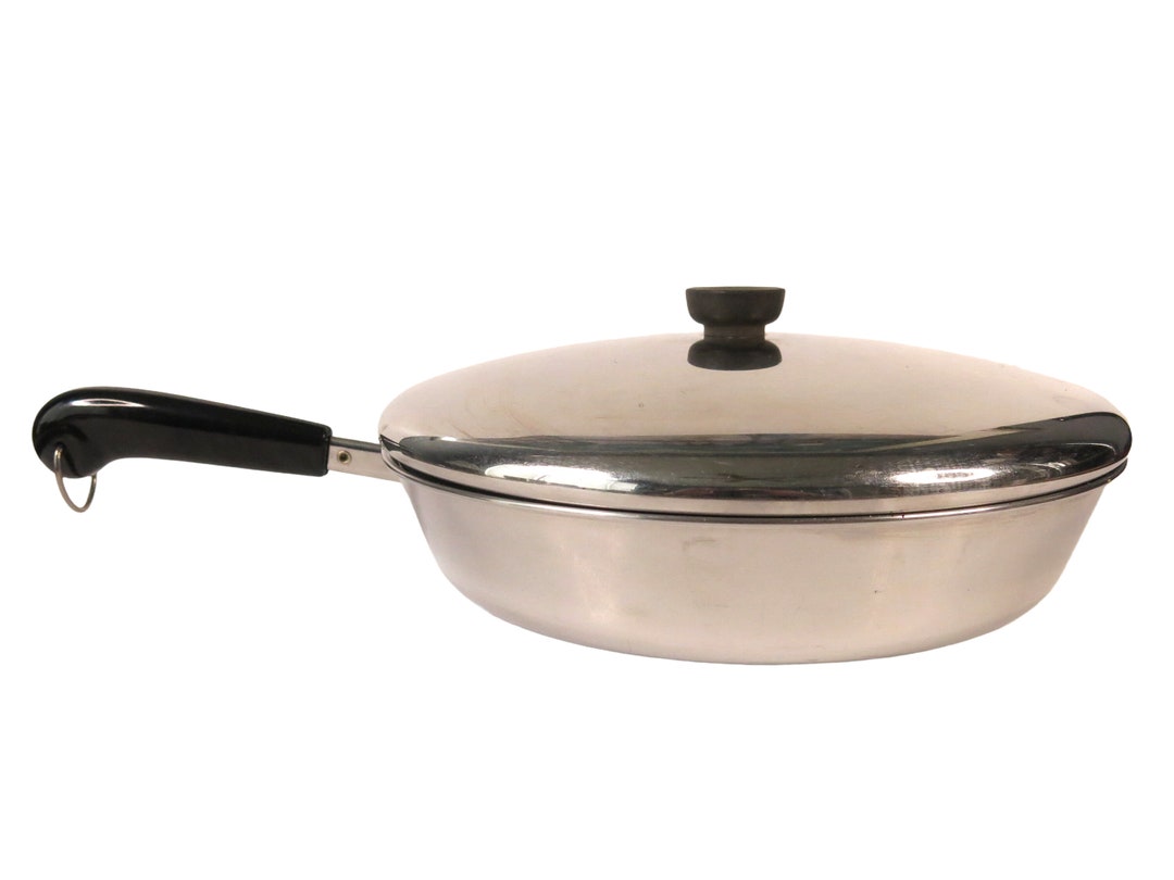 Revere Ware 12 In. Skillet/ Fry Pan Tri-ply Post '68 With Lid - Etsy