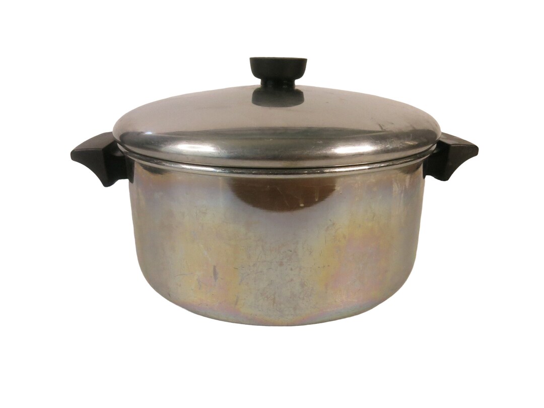 Revere Ware 4.5 Qt Sauce Stock Pot Post 1968 Stainless Bottom - Etsy