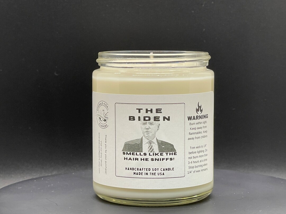Anti Joe Biden Candle Hair Sniffer Gift Candle Funny Sarcastic Gag Gift ...
