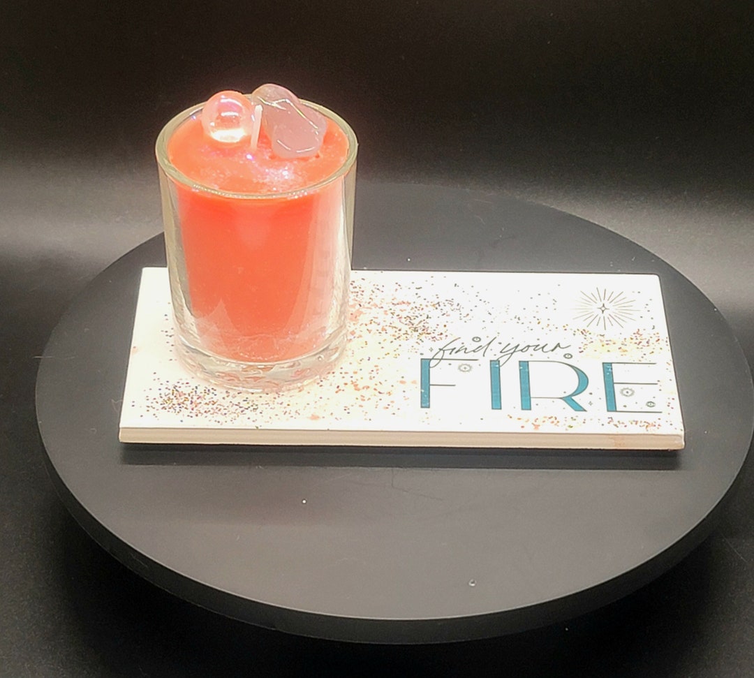 Inspirational Galaxy Tile Candle Sets-chocolate Peppermint - Etsy