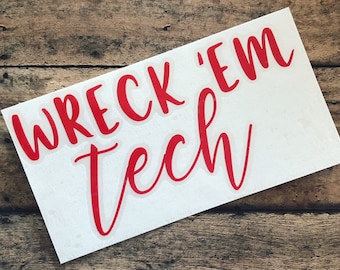 Texas Tech Red Raiders 12 Premium Vinyl Decal Licensed NCAA - Etsy