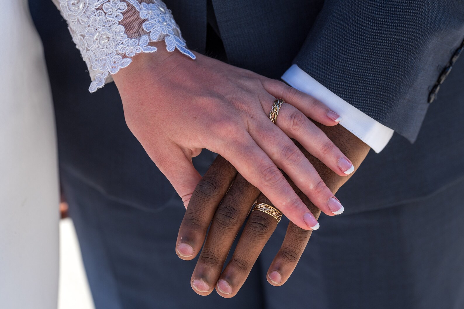 Truly Woven - 8mm Six Strand Open Weave- Handwoven Braided Wedding Ring ...