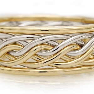 Truly Woven - 8mm Six Strand Open Weave- Handwoven Braided Wedding Ring ...
