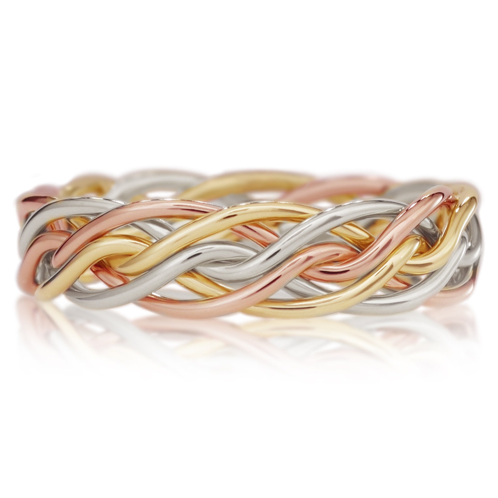 Truly Woven - 5.5mm Six Strand Open - Handwoven Braided Unique Wedding ...