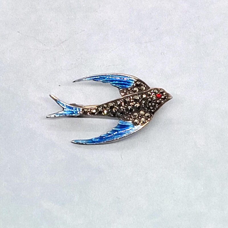 Bluebird Brooch - Etsy