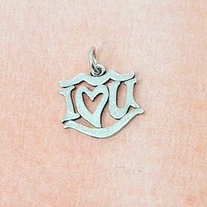 James Avery I Love You Charm Sterling Silver Retired - Etsy