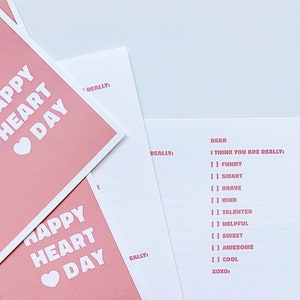 Compliment Checklist — Valentine Classroom Cards, School Valentines Day ...