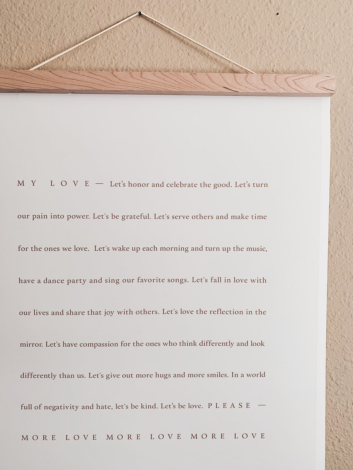 Love Letter to Family — Digital Print | Family Motto Art, Nursery ...